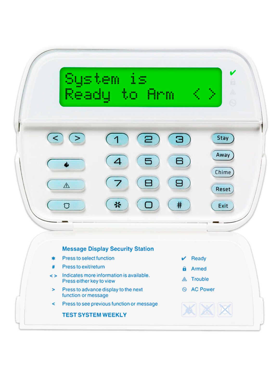 PK5500 – Teclado com display LCD 64 zonas PowerSeries – DSC ...